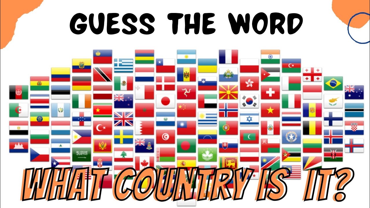 CAN YOU GUESS NAME OF COUNTRIES? | ENGLISH WORDS | #Wordgames FOR #KIDS ...