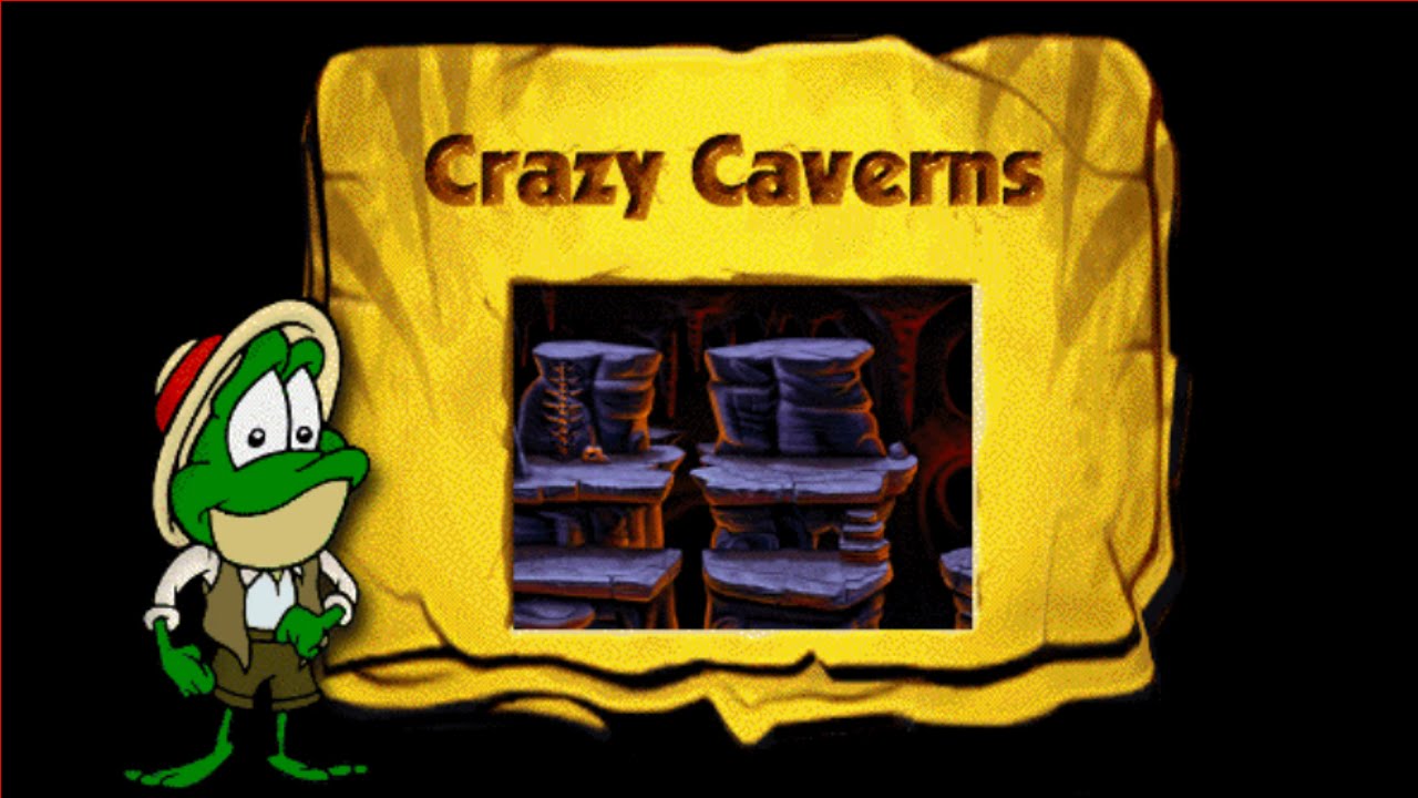 JumpStart Spelling (1998) - Crazy Caverns - 7/10 [Walkthrough] - YouTube