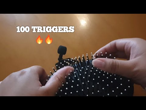 100 TRIGGERS - ASMR IN 9 MINUTES