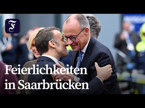 Merz und Macron feiern 35 Jahre Deutsche Einheit