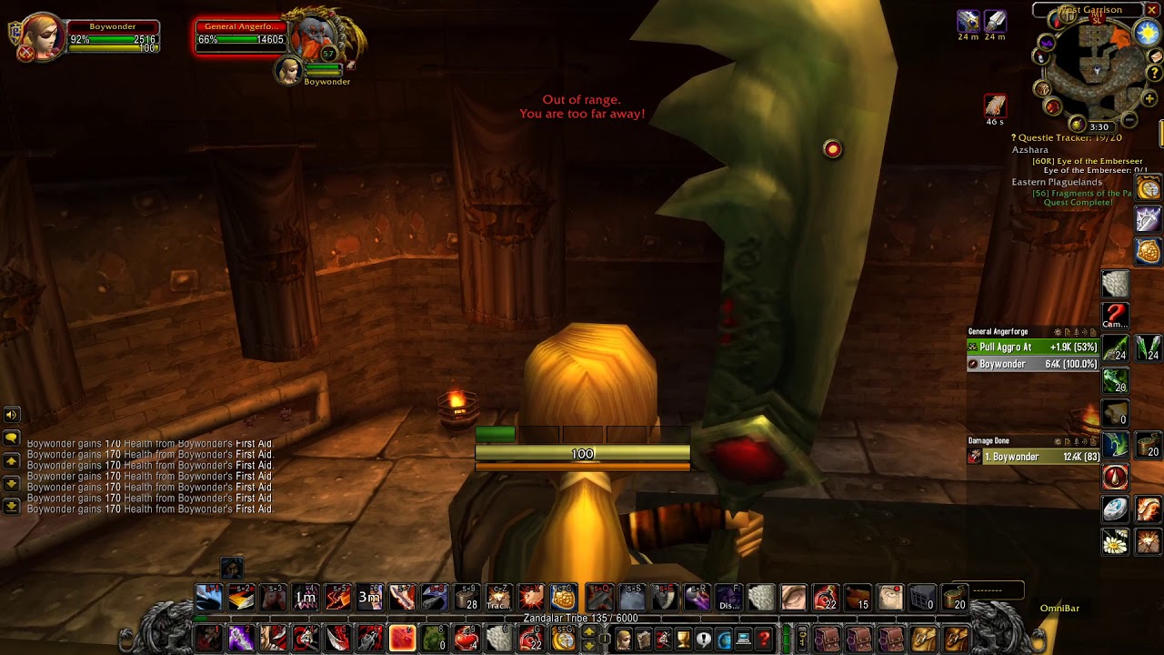 Fresh 60 Rogue in Blues Farming General Angerforge Solo - YouTube