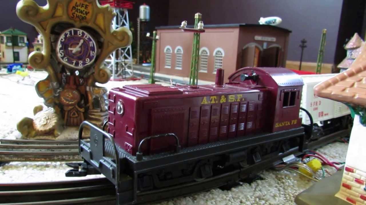 Marx 1998 switcher with illuminated cab! (Mroon 1955-62) - YouTube
