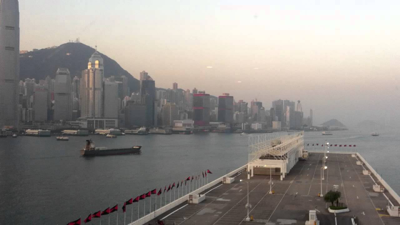 Morning @ Victoria Harbour : Harbour View from Marco Polo Hong Kong ...