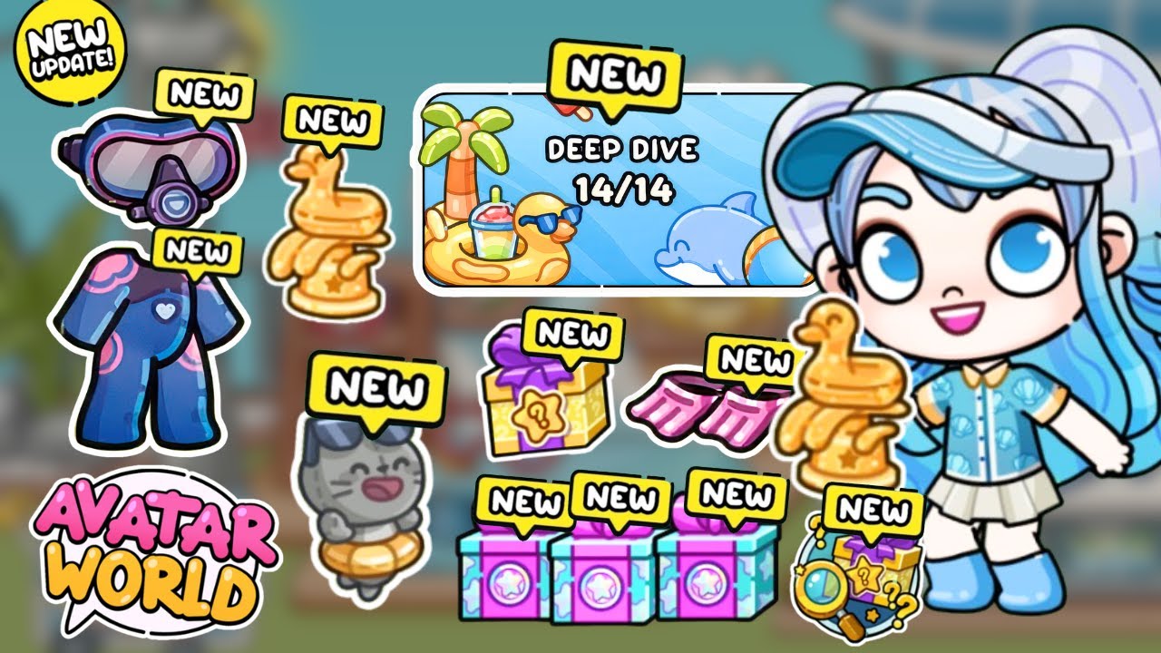 ⭐COMPLETE! ALL 14 POOL SECRETS IN AVATAR WORLD 🤩 AVATAR WORLD SECRETS ...