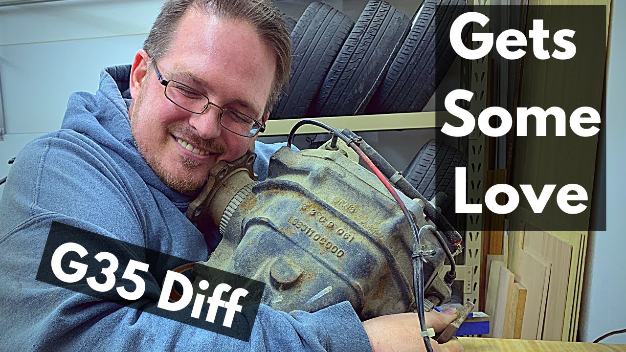 G35 Drift Build Pt.3 - Welded Diff & Whiteline Bushings - YouTube