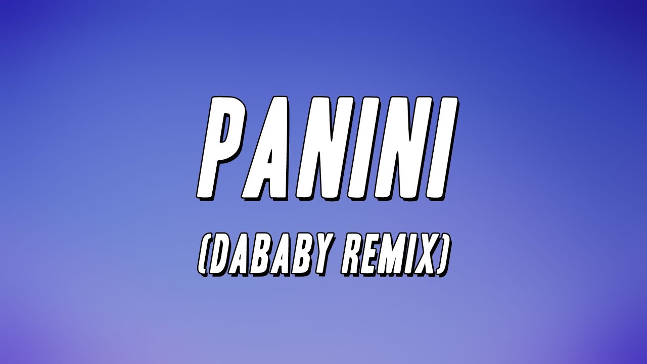 Lil Nas X & DaBaby - Panini (DaBaby Remix) [Lyrics] - YouTube