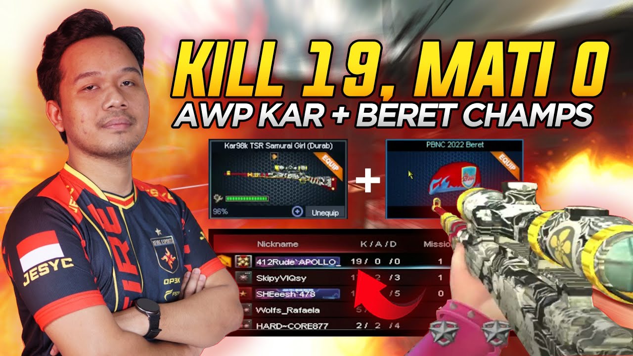 KILL 19 MATI 0 PAKE KAR + BARET CHAMPS | POINT BLANK ZEPETTO INDONESIA - YouTube