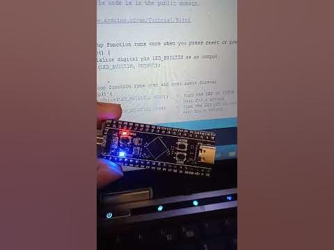 STM32 Black Pill successful flash with Arduino IDE - YouTube