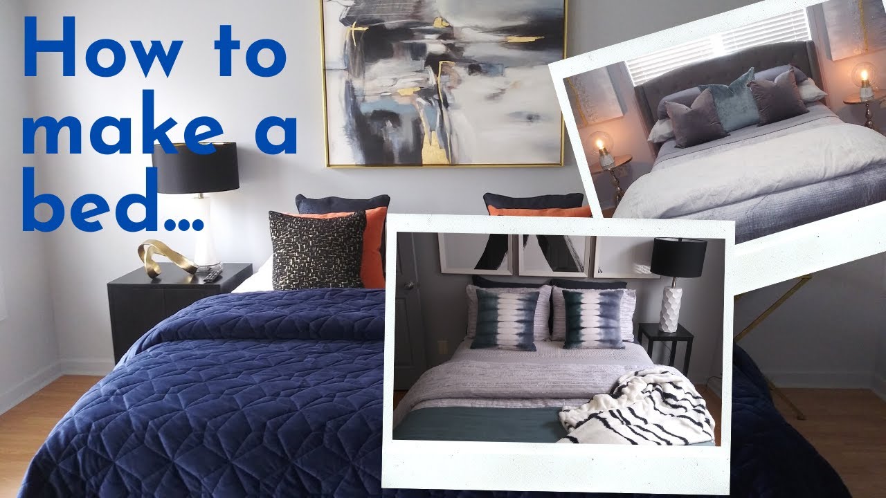 HOW TO LAYER YOUR BED |Layering Your Bed For A Designer Look - YouTube