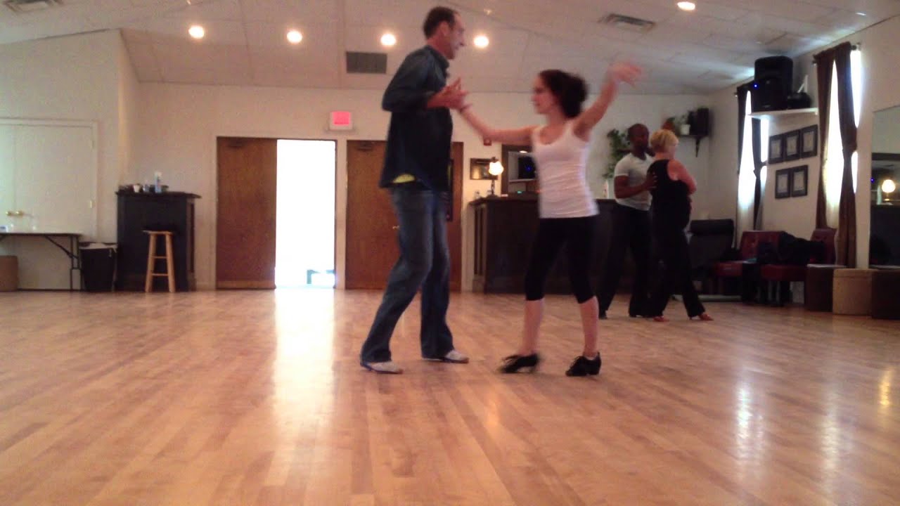 F13 Silver American Mambo Routine Jenna & Russell - YouTube