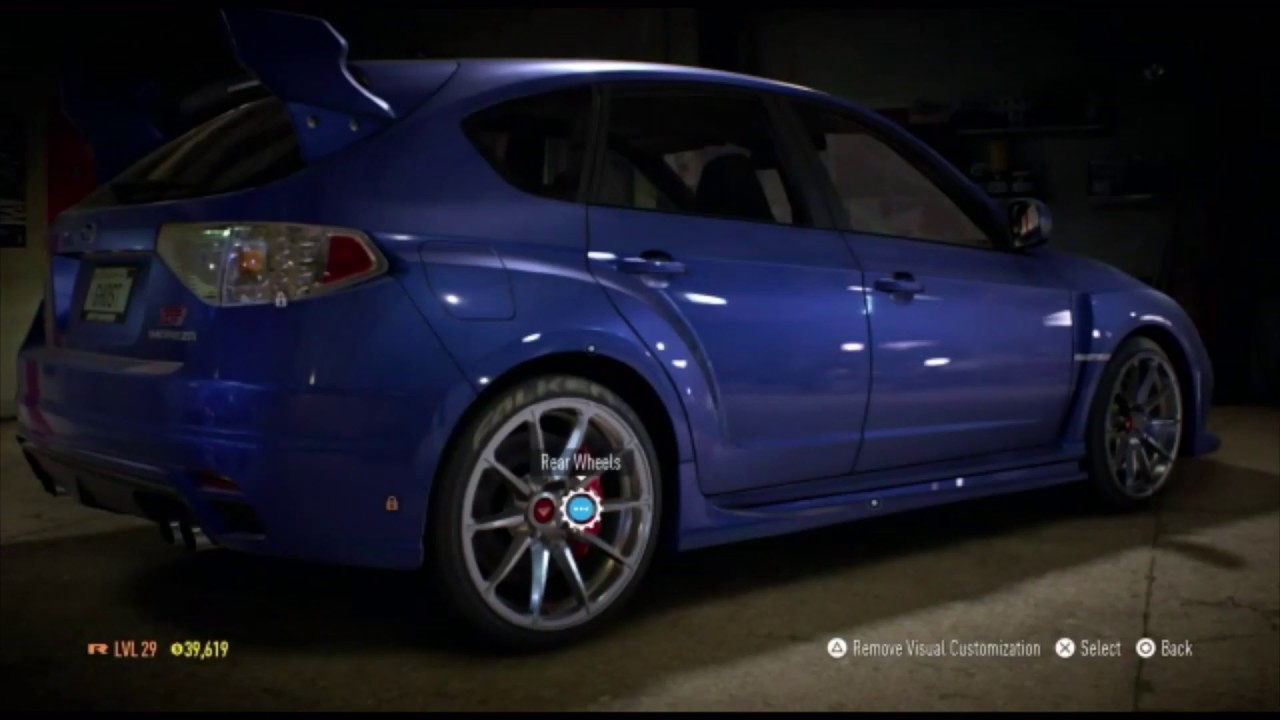 PS4 Need For Speed (Subaru Impreza) - YouTube