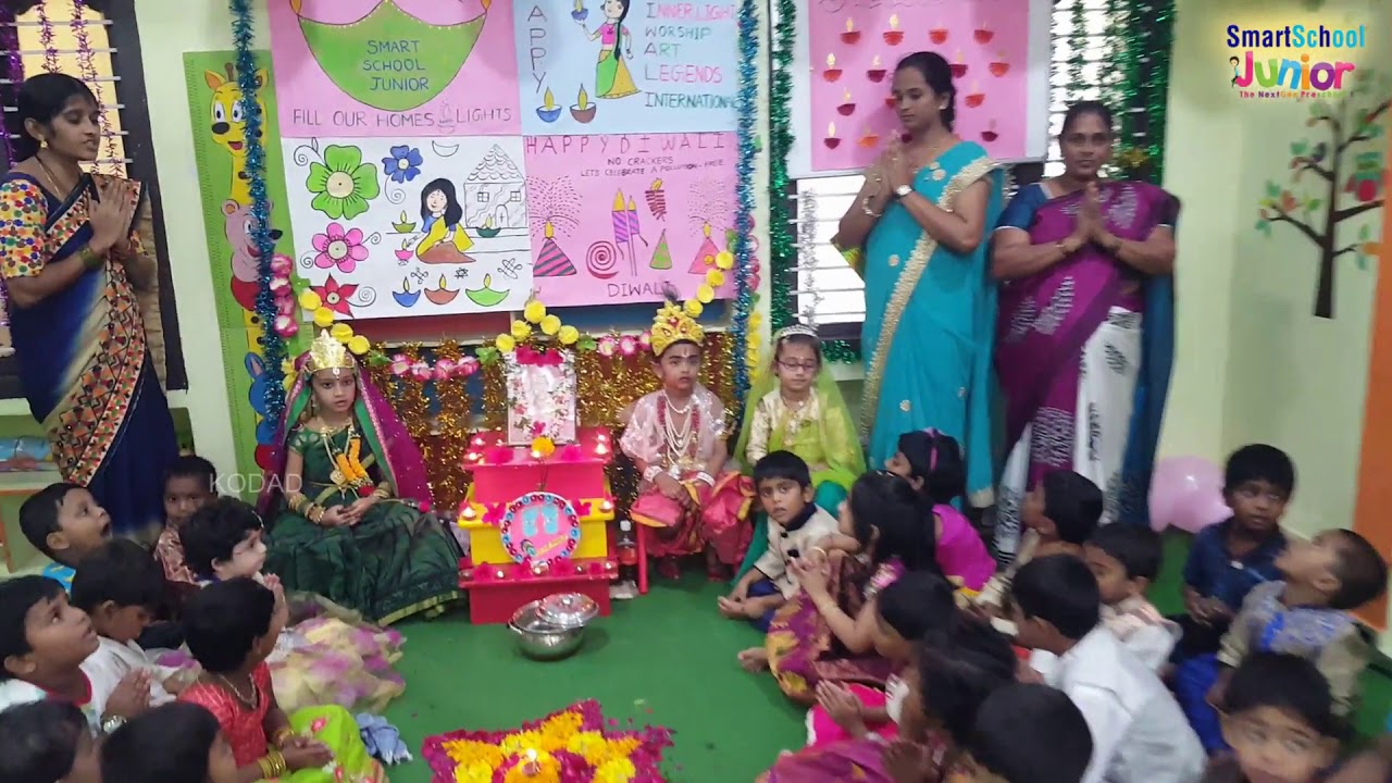 Saraswathi Devi Sloka Preschool Video | Saraswathi Namasthubyam by Kids ...