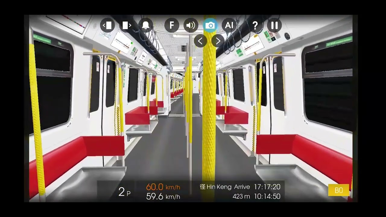 【穿過獅子山】Hmmsim 2 港鐵屯馬綫一期C1141A 啟德→大圍 行車片段 | 小黑化遊戲頻道 - YouTube