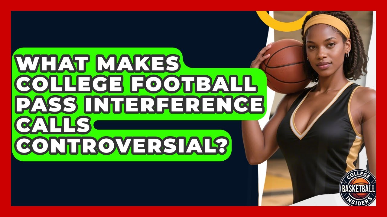 What Makes College Football Pass Interference Calls Controversial ...