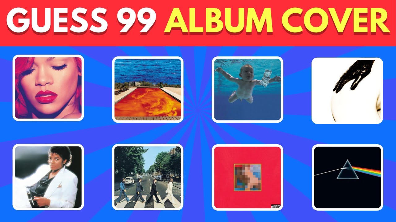 Can You Name These 99 Iconic Album Covers? 🎵 | Ultimate Music Cover ...