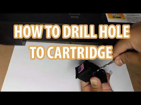HOW TO DRILL HOLE TO CARTRIDGE - YouTube
