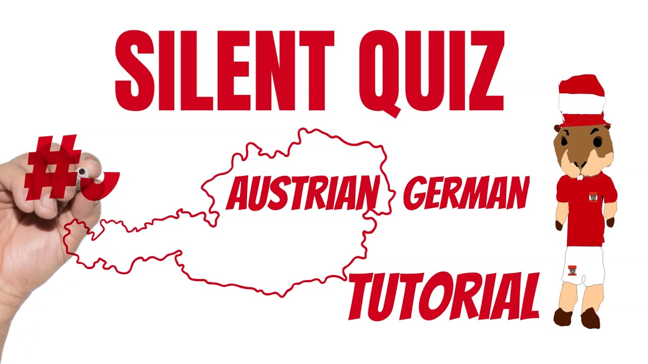 Austrian German: Silent Quiz #5 (Typical Austrian Words) - YouTube