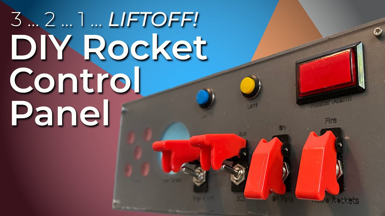 DIY Toy Rocket Ship Panel (Apollo-Inspired) – My Son’s Favorite! - YouTube