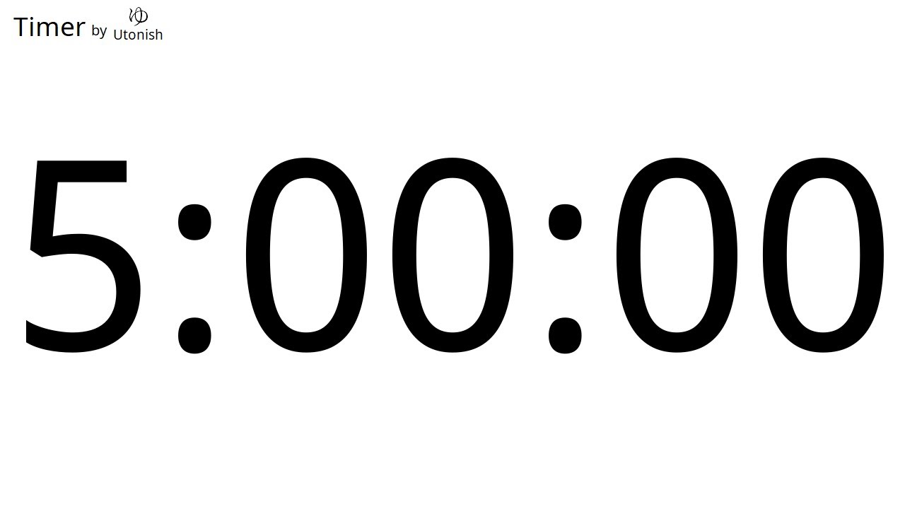 5 Hour Countdown Timer - YouTube