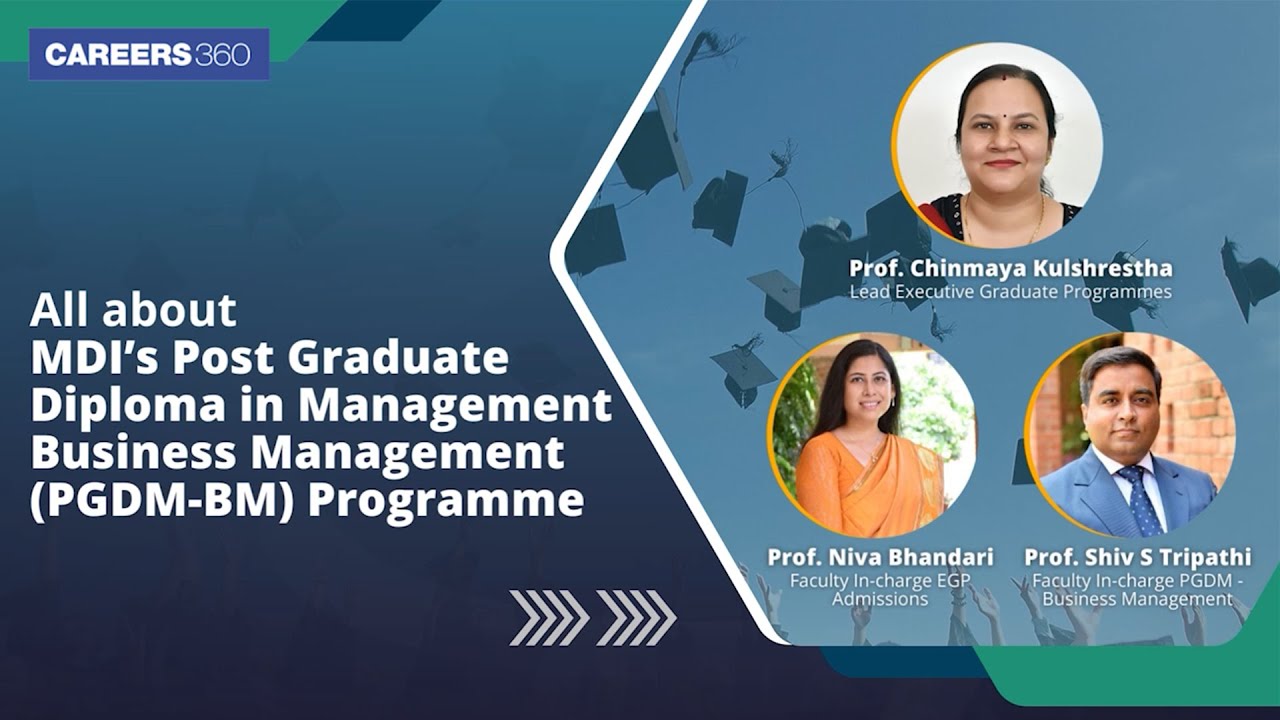 Know all about PGDM-BM: An interactive session with academic experts from MDI Gurgaon - YouTube