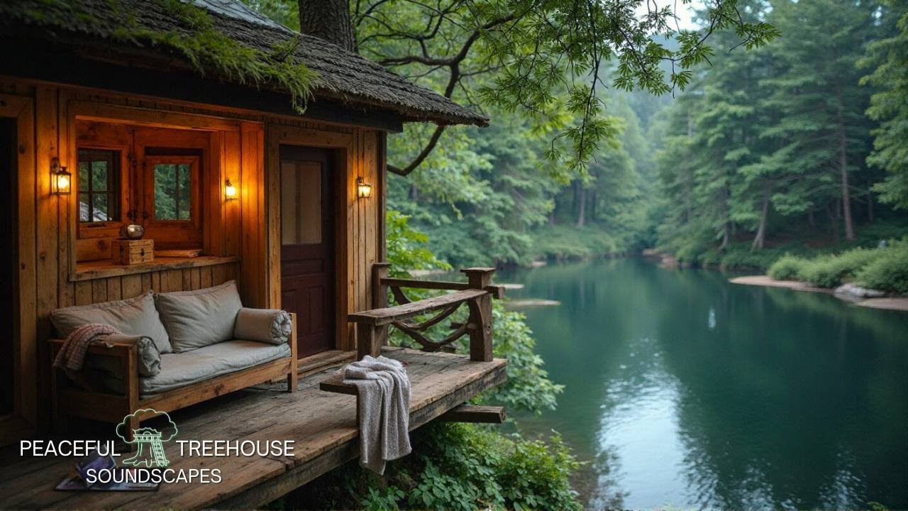 🌿 Relax & Unwind at the Cozy TREEHOUSE Cabin by the Lake - YouTube
