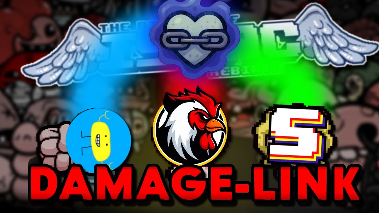 The Binding of Isaac DAMAGE-LINK CHALLENGE!!! | w/@BarelyAlec ...