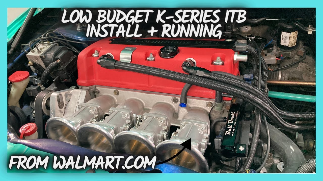 INSTALLING CHEAP ITB ON MY K20A3 (EP3 SI) - YouTube