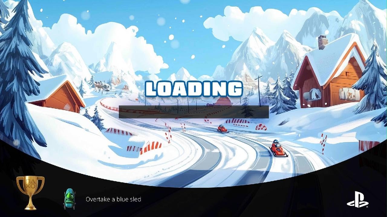Christmas Race ~ Overtake a blue sled Trophy - YouTube