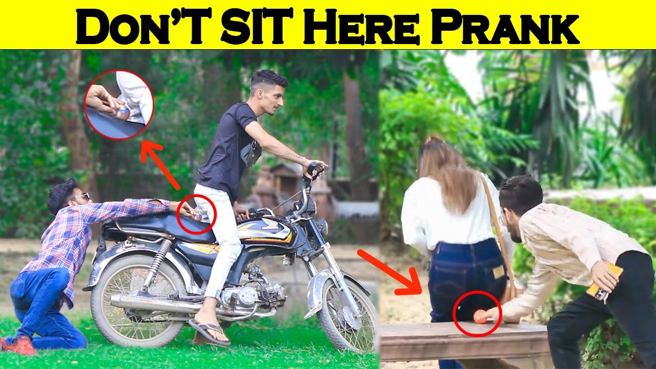 Don't Sit Here Prank - Funny Public Prank @decentboysprank - YouTube