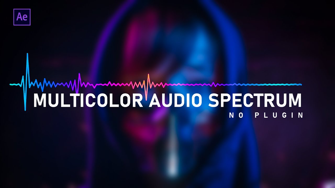How to Create Multicolor audio spectrum in after effects CC-2018 - YouTube