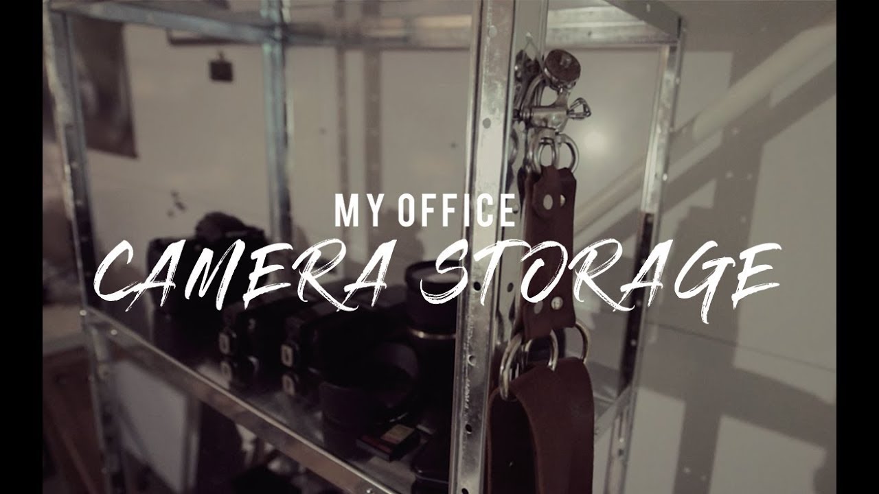 EP 21: MY OFFICE CAMERA STORAGE SETUP - YouTube