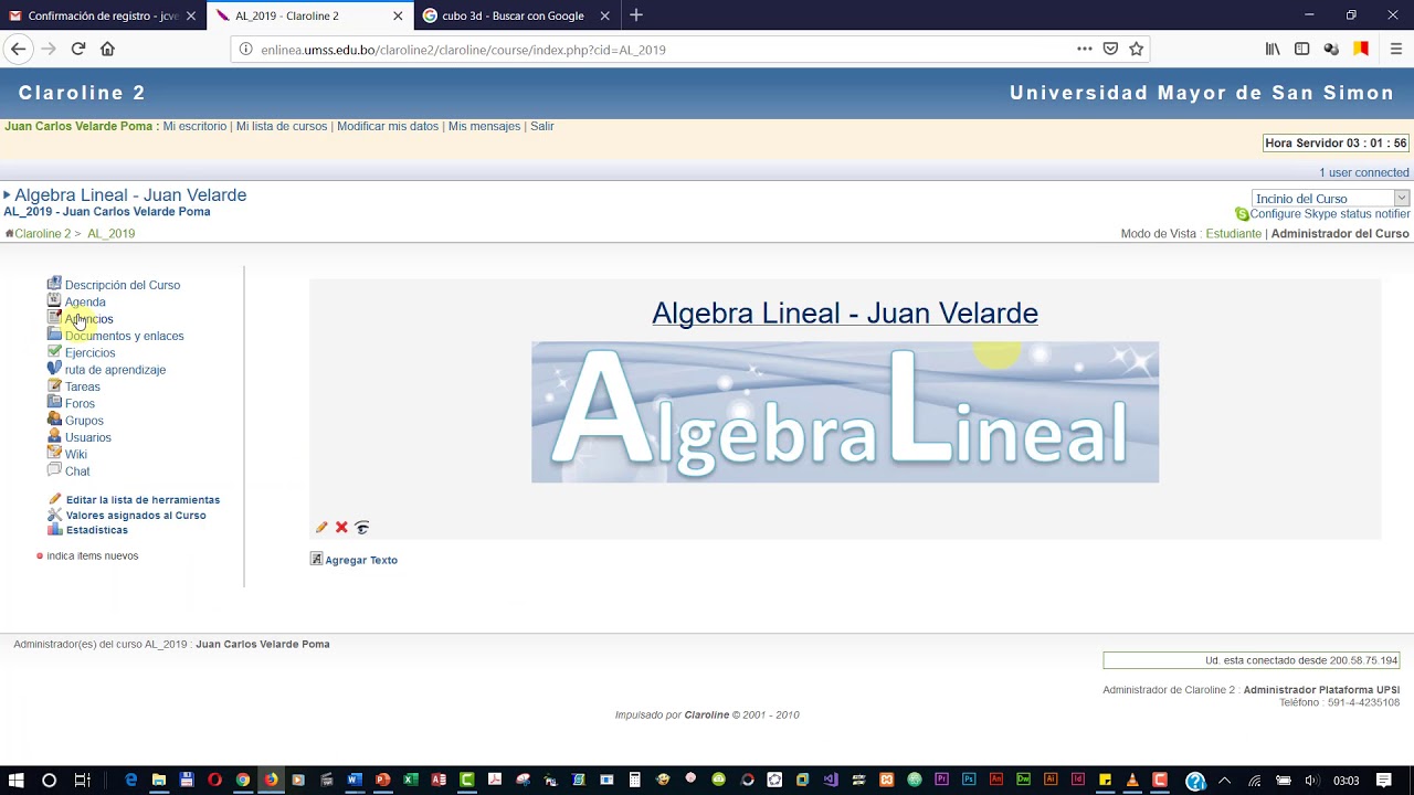 Introducción a la plataforma Claroline - YouTube