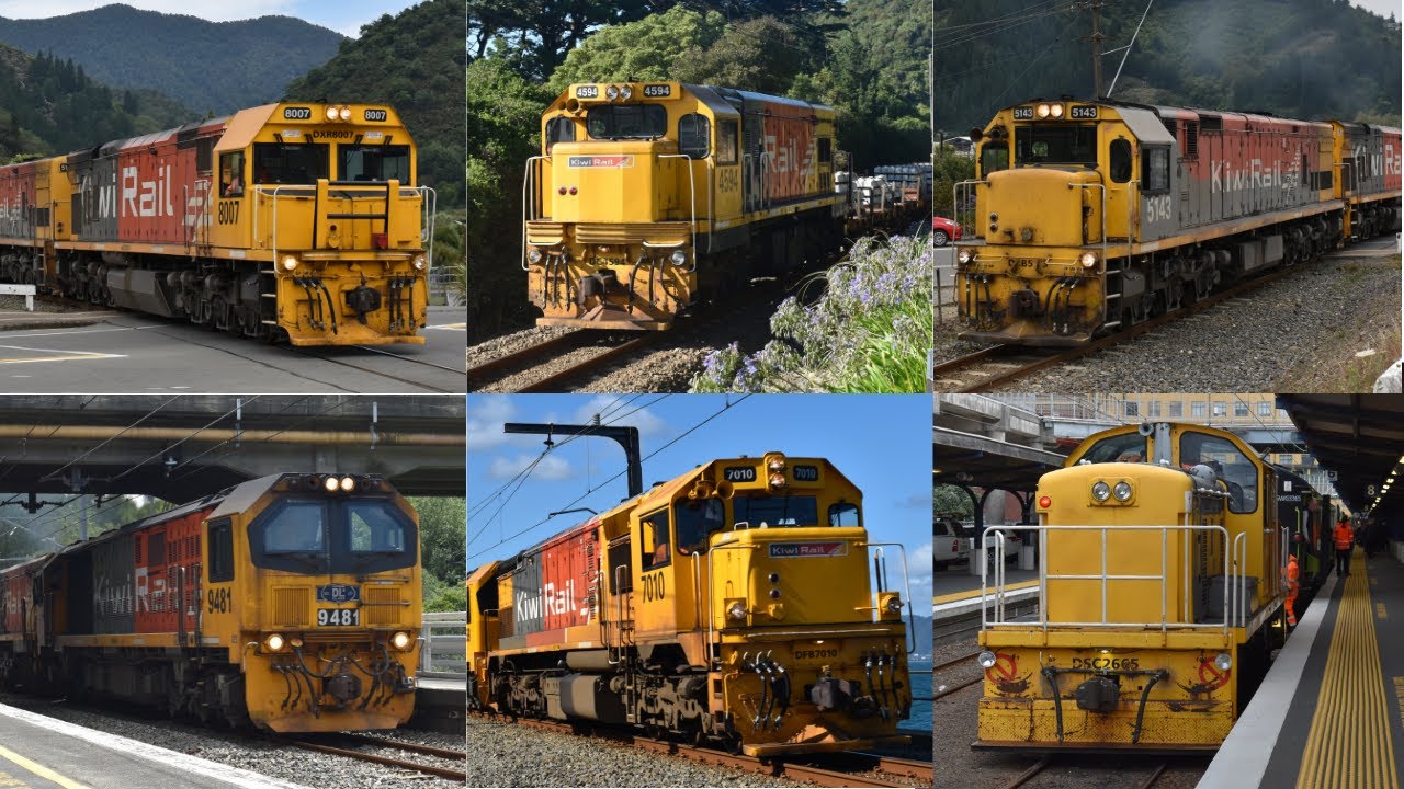 Top 10 Diesel Locomotives of New Zealand - YouTube