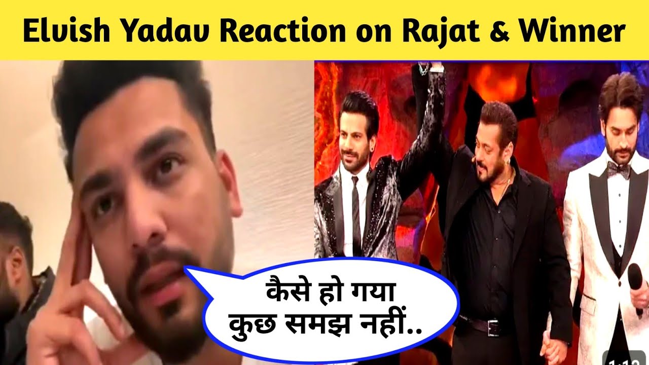 Elvish Yadav First Reaction on Rajat Dalal Evicted and Bigg Boss 18 ...