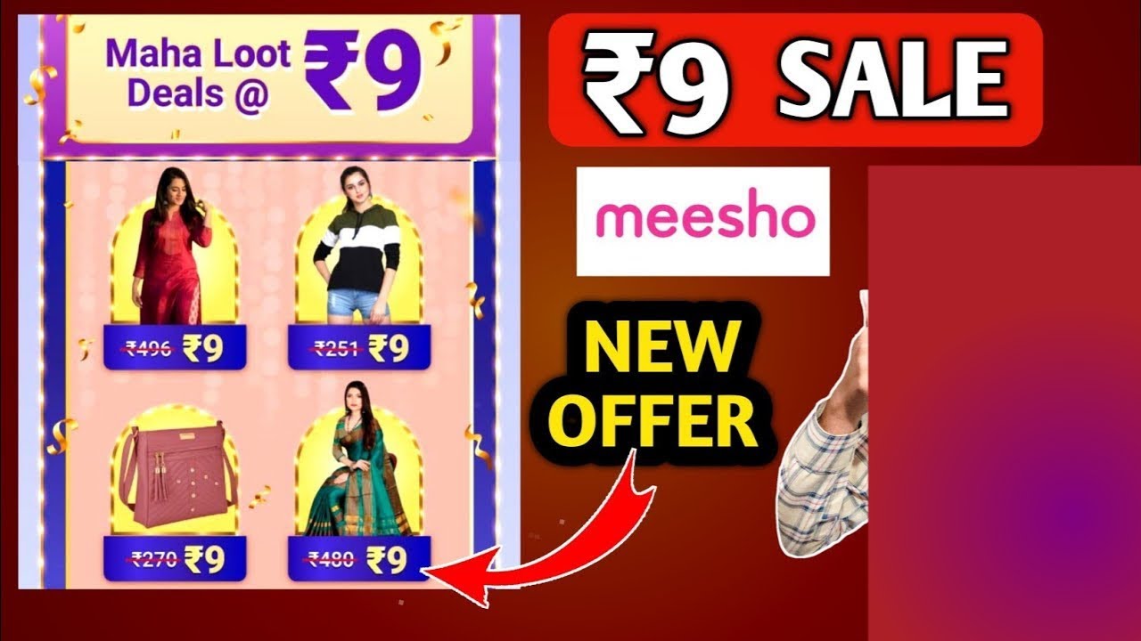 New Free Shopping Offer🔥 || Meesho ₹9 Sale || Meesho maha indian ...