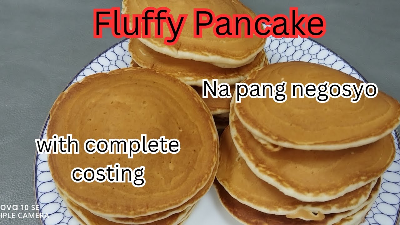 Fluffy Pan cake😍 na pang negosyo,with complete costing - YouTube