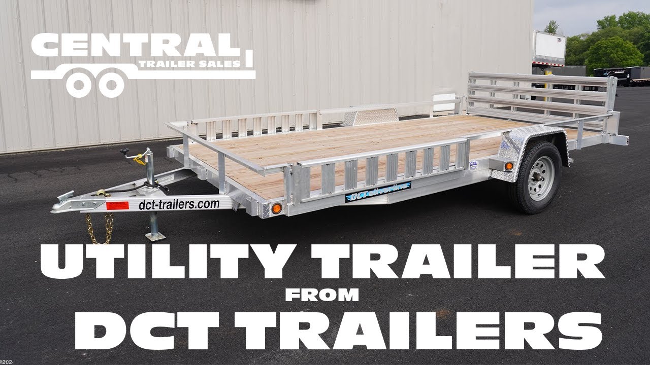 The DCT Aluminum Trailer with Side Ramps - YouTube