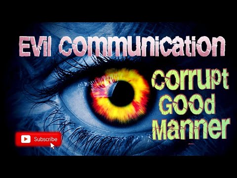 Evil communication corrupt good manners/TBS2020 - YouTube