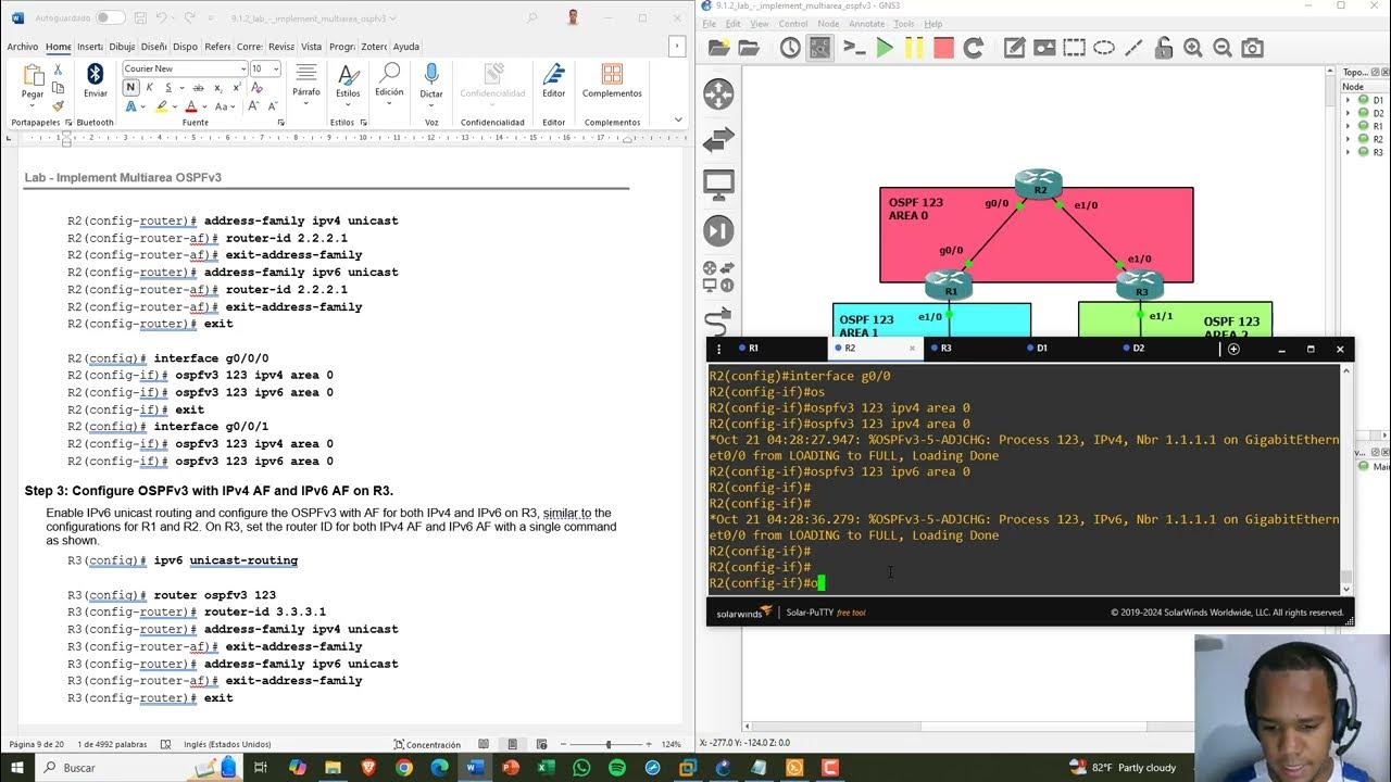 9.1.2_lab_-_implement_multiarea_ospfv3 - YouTube