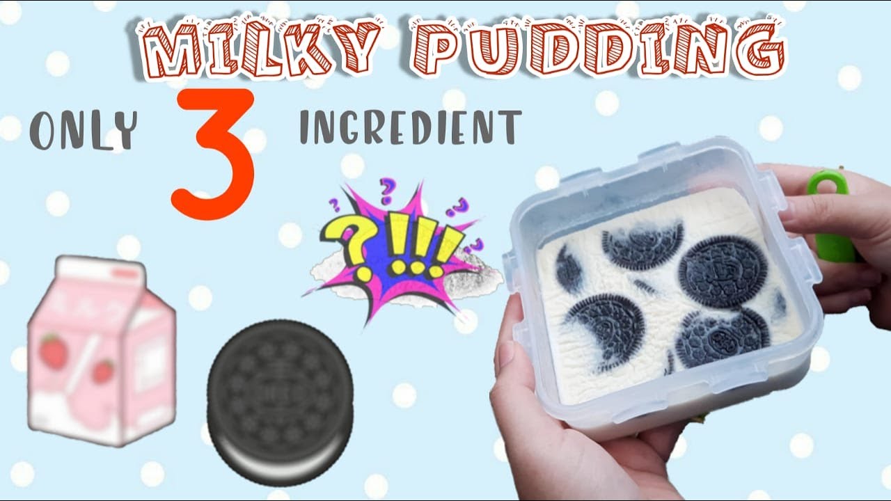 How to make "MILKY PUDDING" *ONLY 3 INGREDIENT⁉️* - YouTube