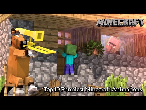 Top 10 Funniest Minecraft Animation - YouTube