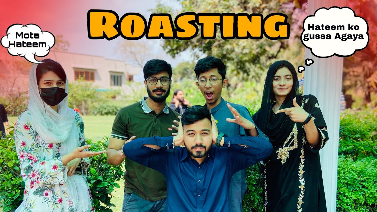 HATEEM IS GETTING ROASTED BY HIS FRIENDS - YouTube