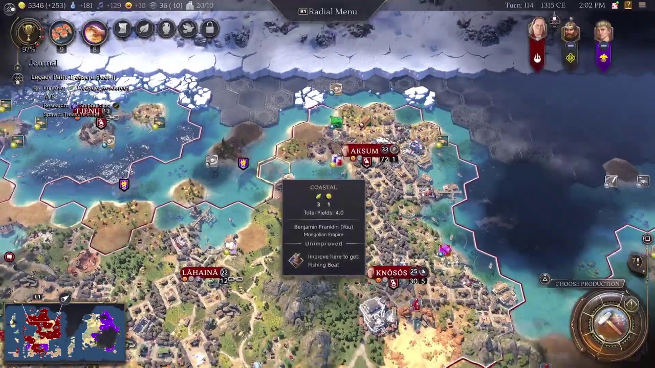 Civilization VII Ben Franklin Exploracion - YouTube