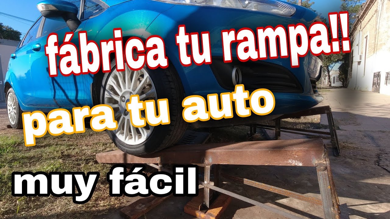 cómo construir una rampa para auto o camioneta, fácil - YouTube