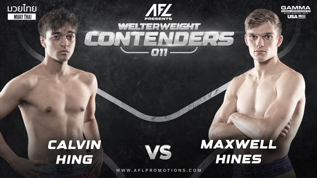 Calvin Hing vs Maxwell Hines Full Fight | AFL Promotions | Muay Thai ...
