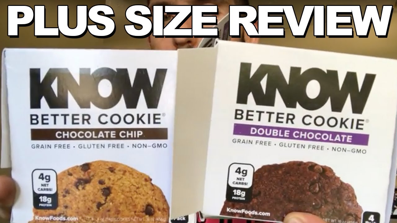 Plus Size Review: Know Food's Know Bettter Cookies - YouTube