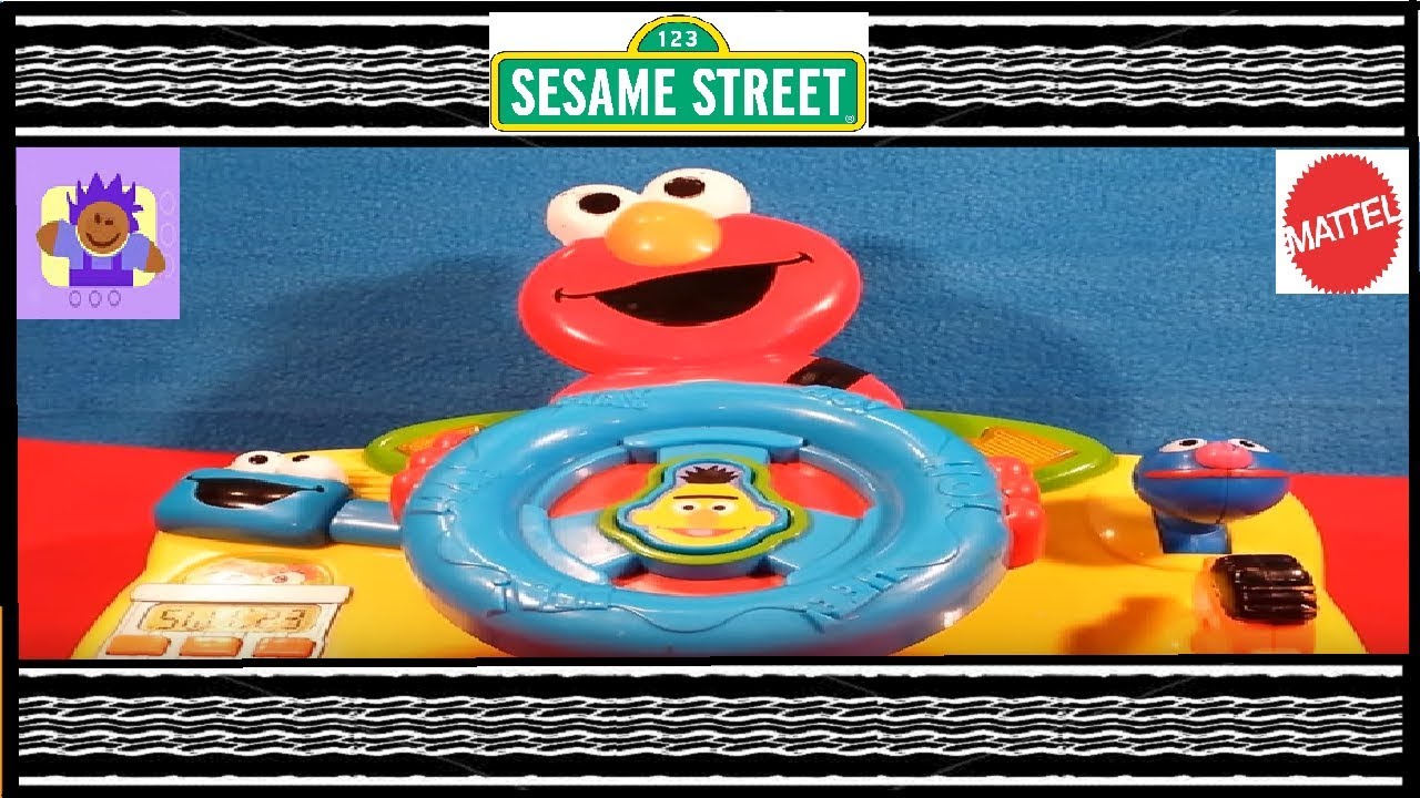 2006 Mattel Sesame Street Elmo giggle 'n go driver toy - YouTube