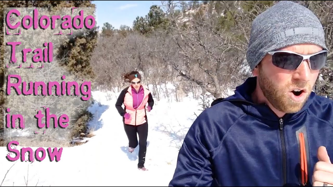 Colorado Trail Running in the Snow with Yaktrax - YouTube