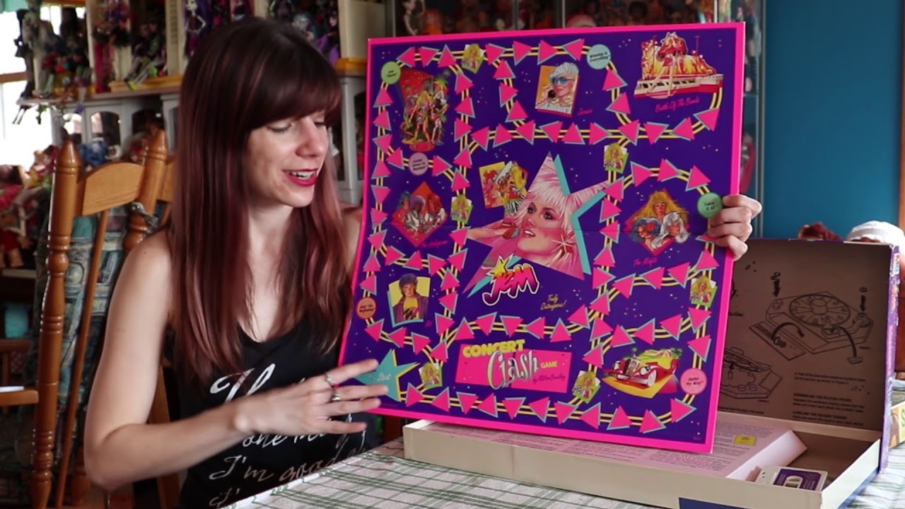 Jem's Truly Outrageous Concert Clash Board Game - YouTube