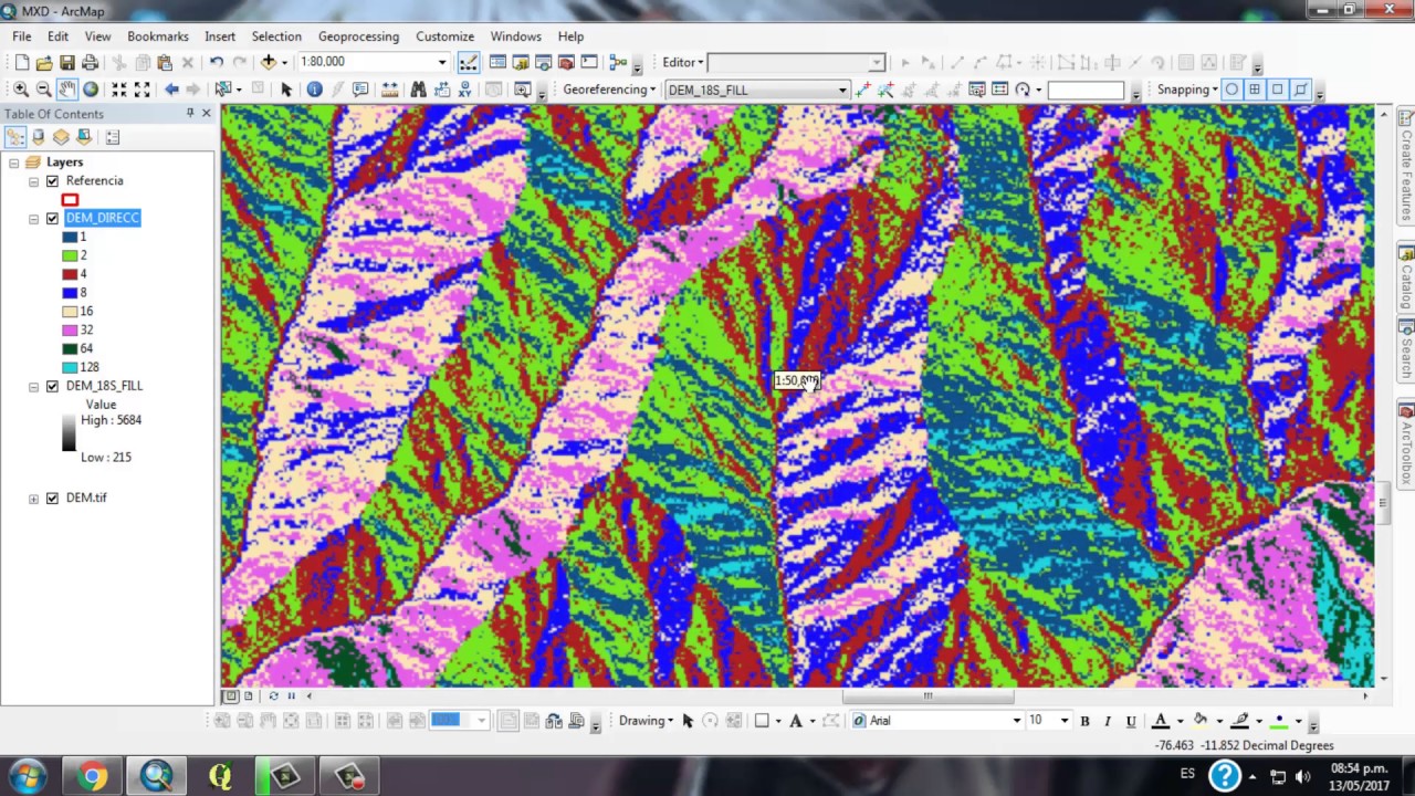 DETERMINAR DIRECCIONES DE FLUJO (FLOW DIRECTION) - YouTube
